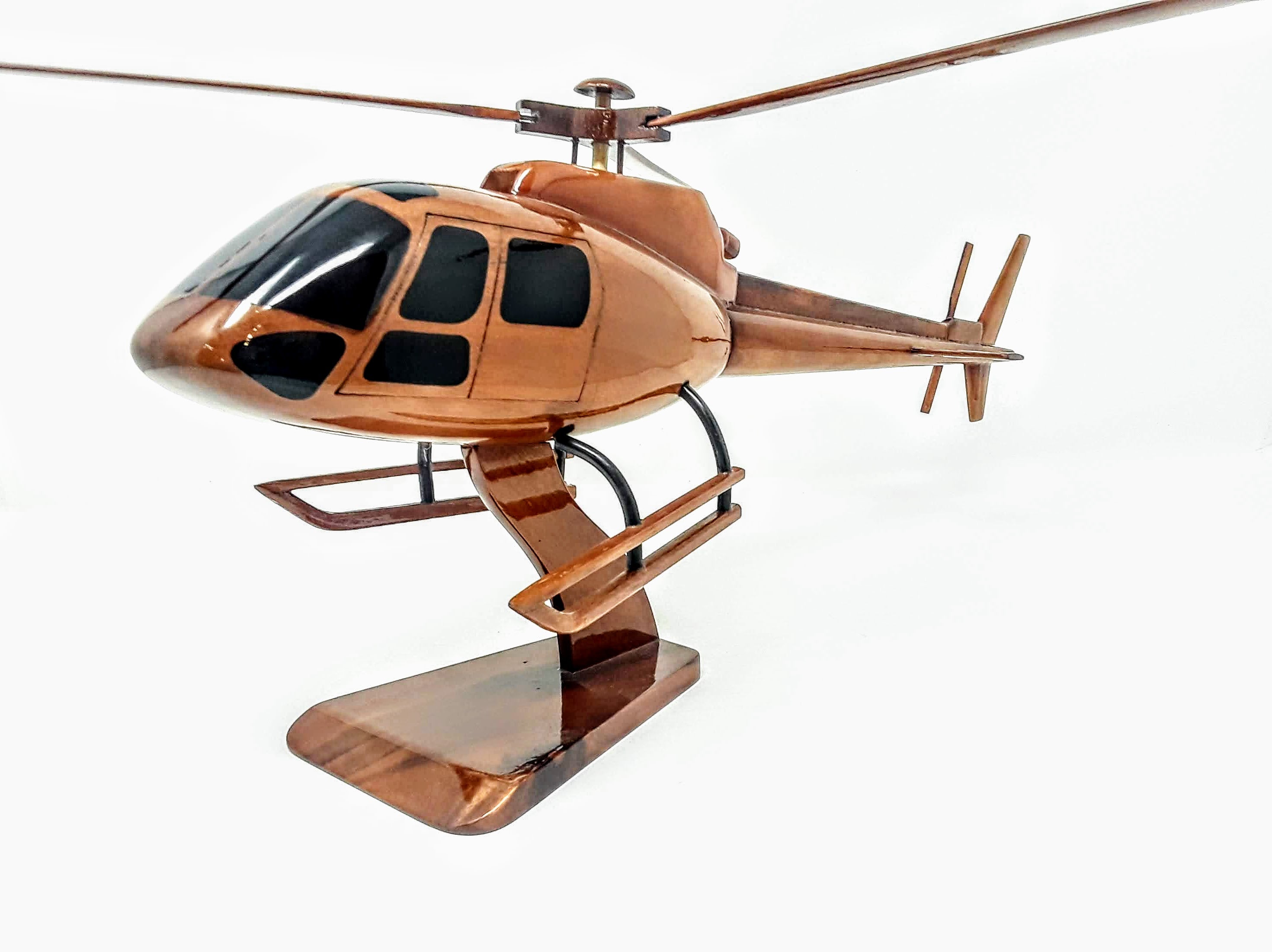 A Star-350 Helicopter Wood Model – Wood Art USA