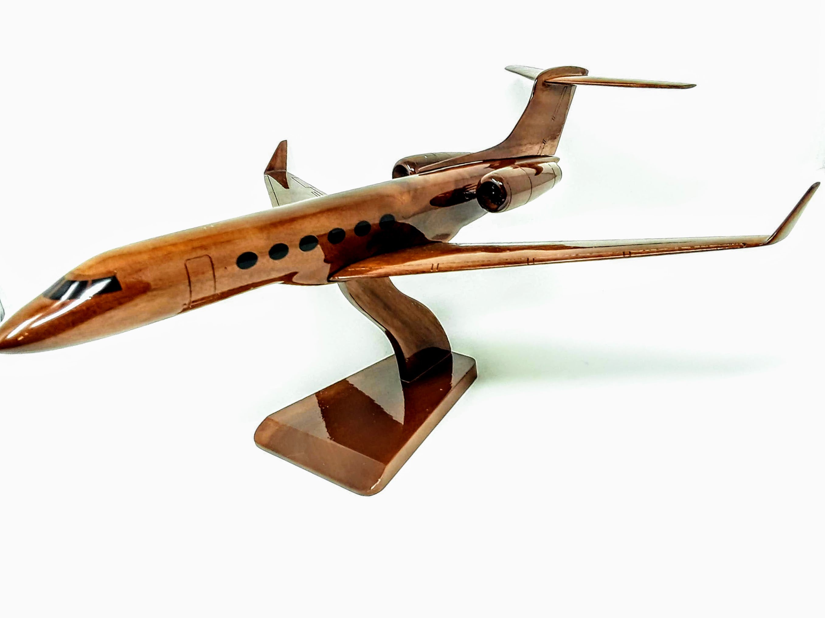 G-550 Gulfstream Wood Model – Wood Art USA