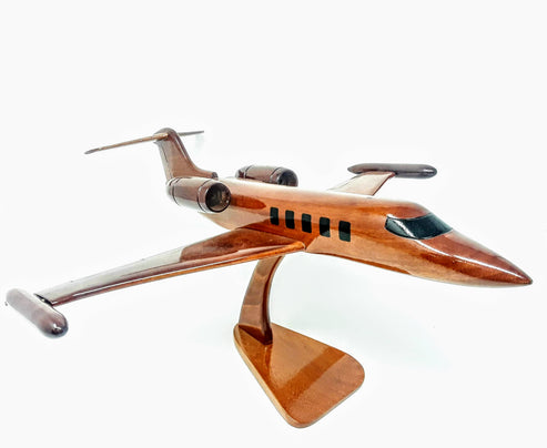 Lear Jet Wood Model – Wood Art USA