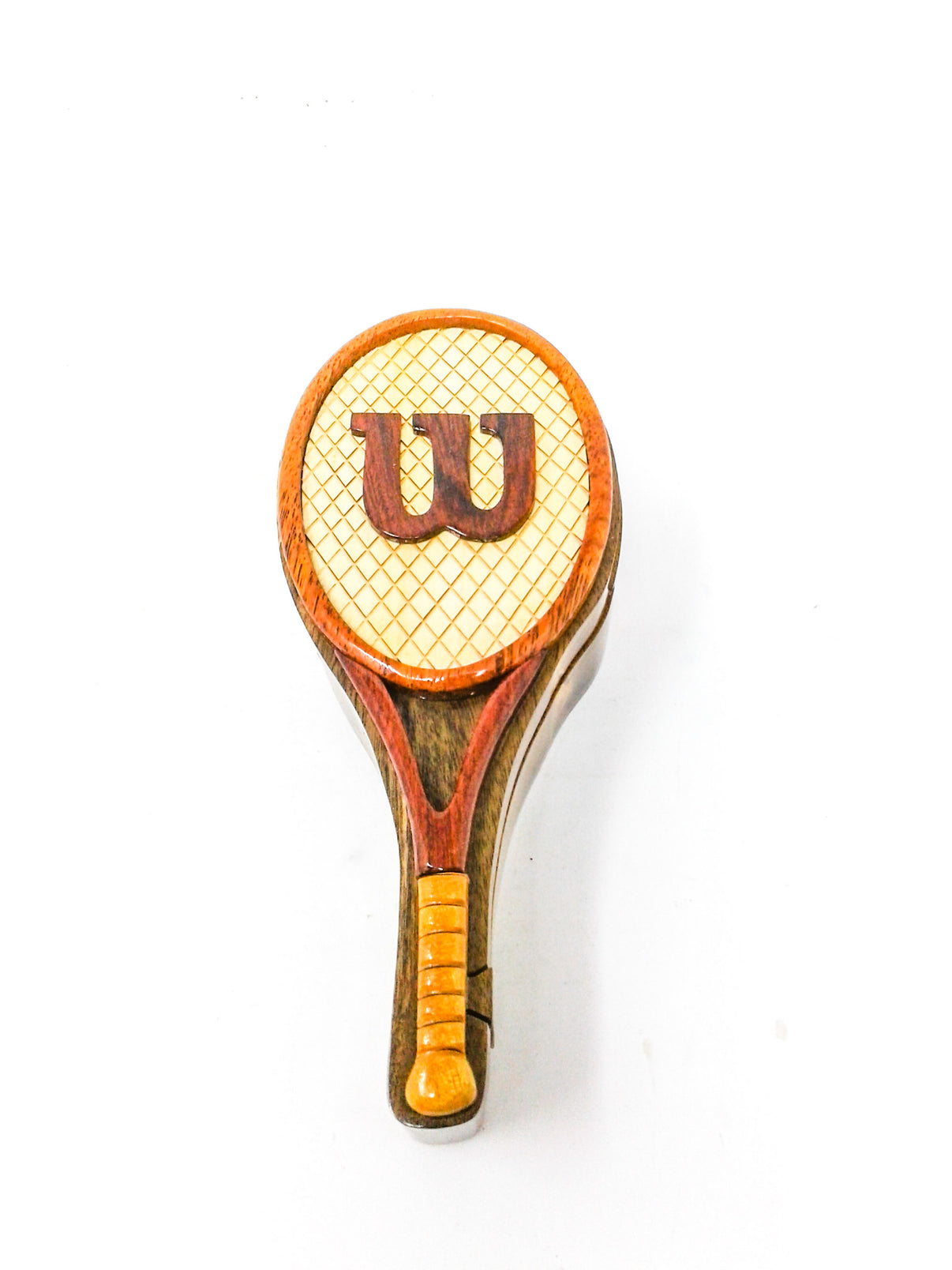 Tennis Racket Puzzle Box – Wood Art USA